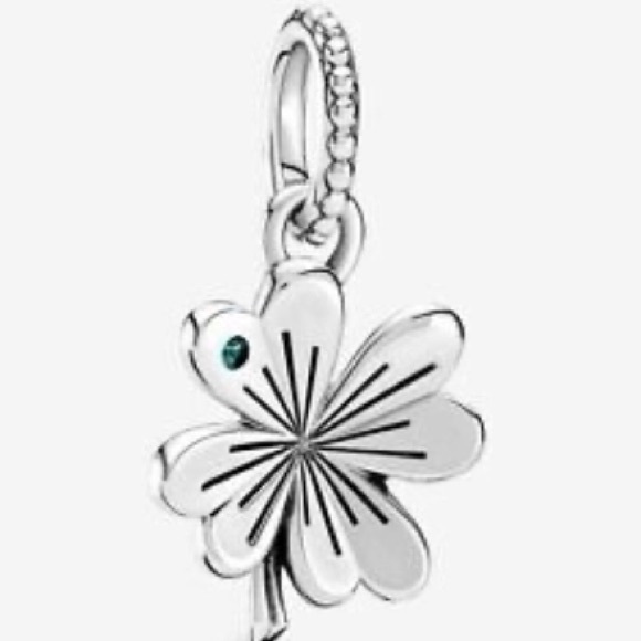 Morino | Jewelry | Lucky Fourleaf Clover Dangle Charm | Poshmark